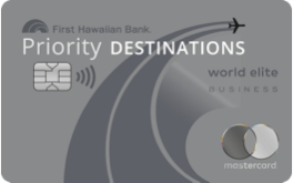 Priority Destinations[[®]] World Elite Business Credit Card | First ...